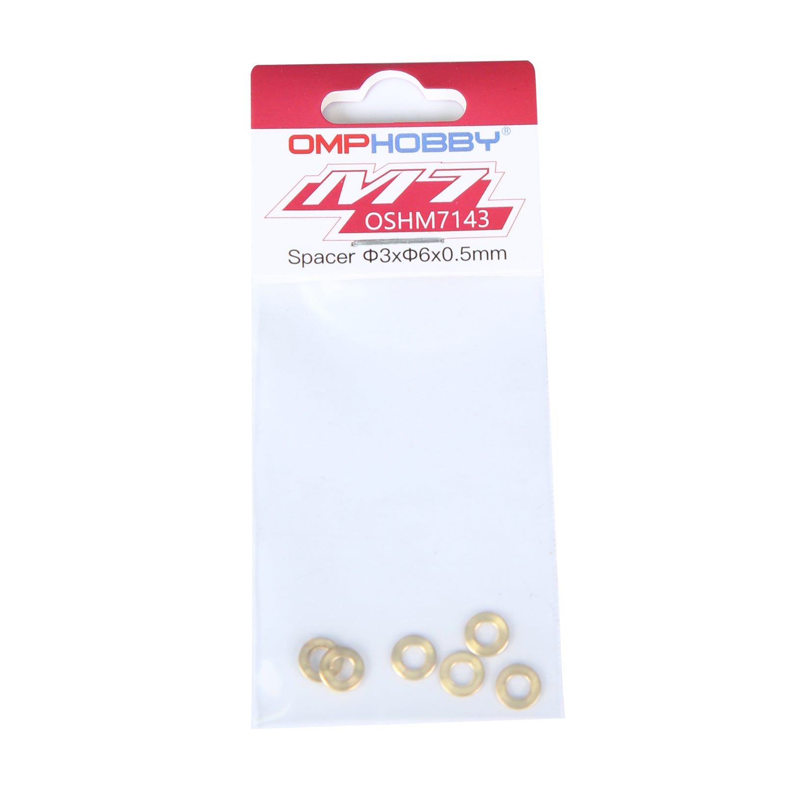 OMP HOBBY M7 Helicopter Parts Spacer _3x_6x0.5 OSHM7143 - Ohio Model ...