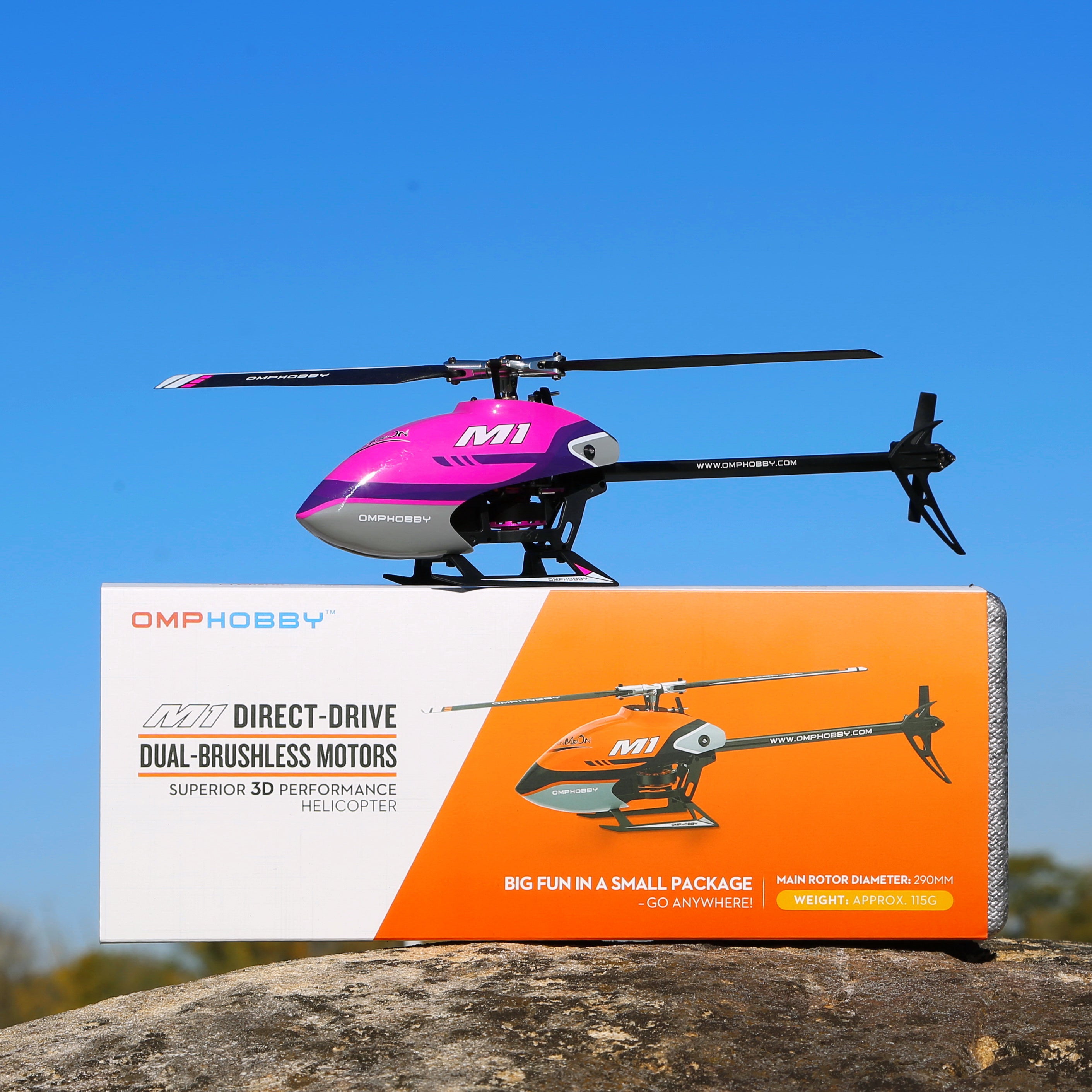OMPHobby M1 RC Helicopter OMP Protocol Version - Ohio Model Products