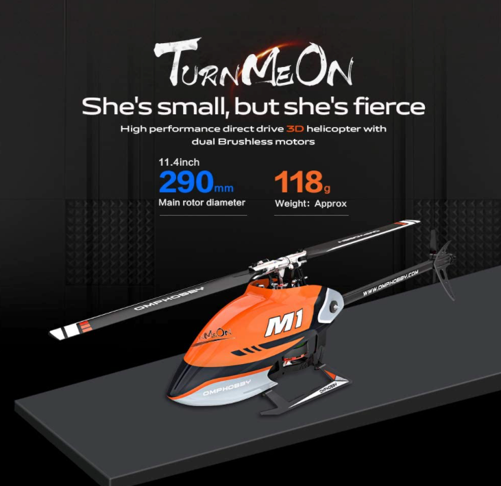 OMPHobby M1 RC Helicopter OMP Protocol Version - Ohio Model Products