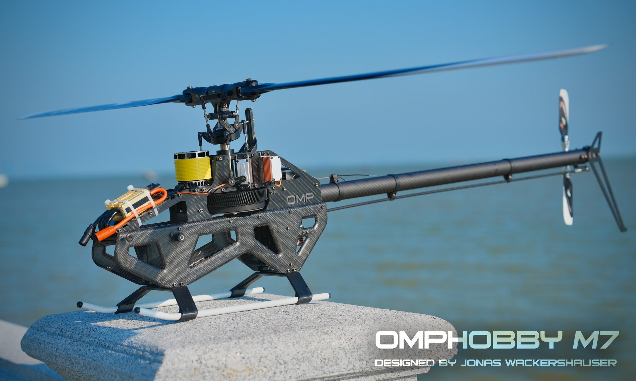 OMPHOBBY M7 RC Helicopter Frame Kit - Ohio Model Products