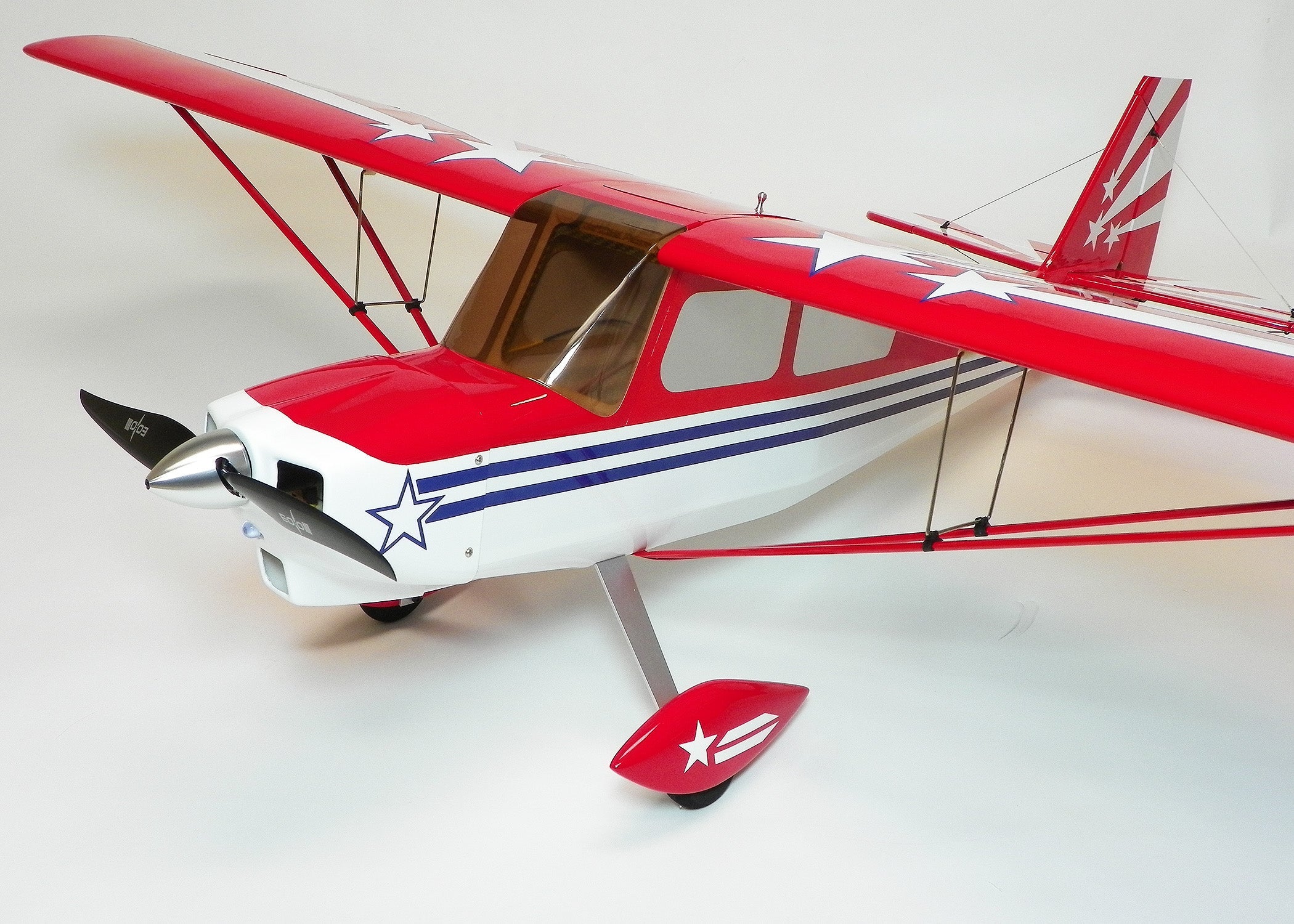 OMPHobby Super Decathlon 55 Inch Balsa Airplane ARF - Ohio Model Products