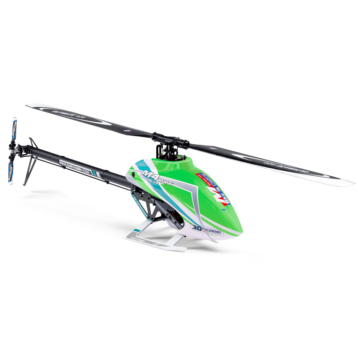 OMPHobby M4 Max RC Helicopter Frame and Motor Kit - Ohio Model Products